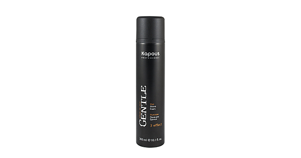 Kapous Professional Gentlemen Shave Foam - Пена для бритья 3 effect 300 мл