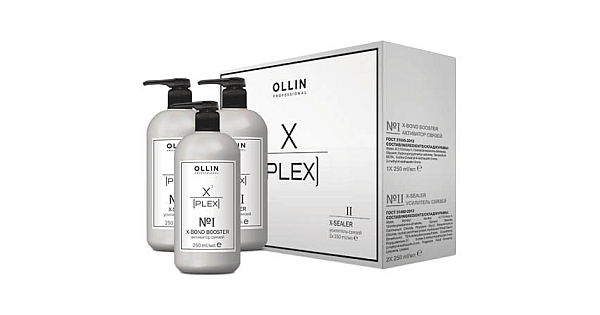 Ollin X-Plex Kit (№1 X-Bond Booster, №2 X-Sealer) - Активатор связей 1 ...